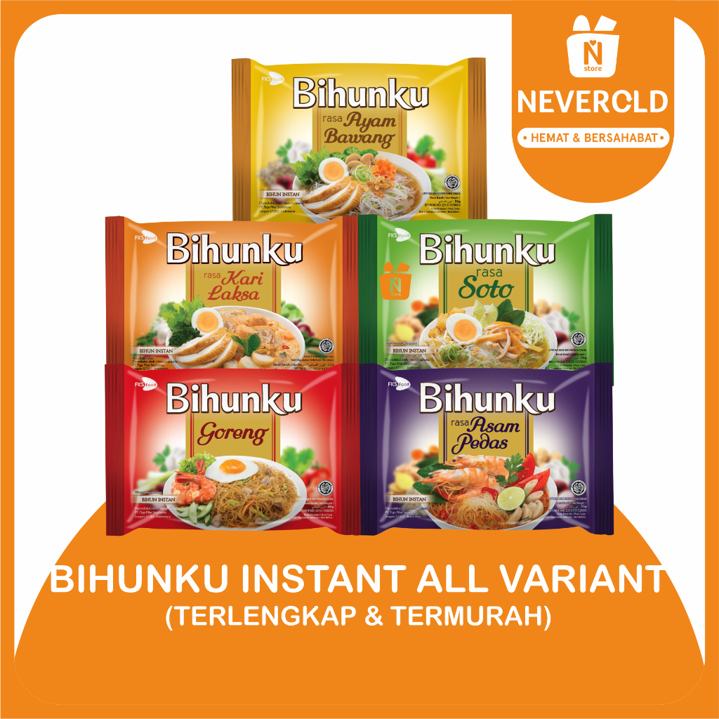 Jual BIHUNKU INSTANT ALL VARIANT | Shopee Indonesia