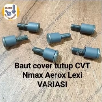 Jual Baut Cover Tutup Cvt Nmax Aerox Lexy Variasi (paket 10pcs ...