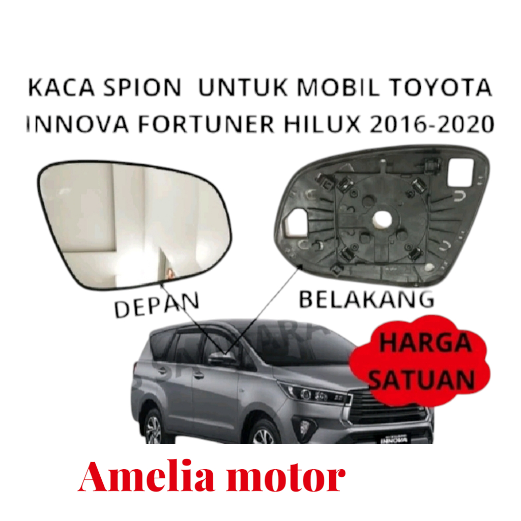 Jual Kaca Spion Innova Reborn Fortuner VRZ Hilux Revo Voxy Zenix ...
