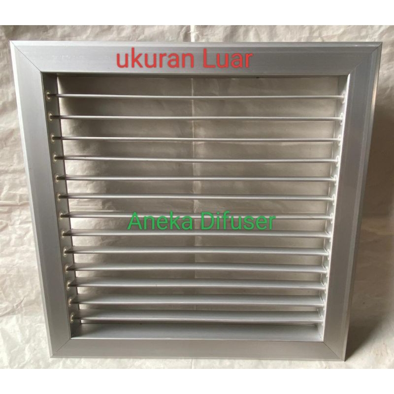 Jual grill RAG ducting ukuran dalam 30x30cm (NATURAL) | Shopee Indonesia