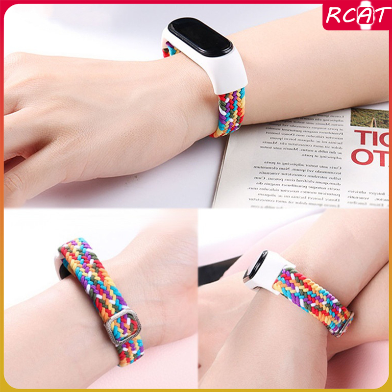 Jual Nylon Strap for Mi Band 10 9 8 7 6 5 4 3 NFC Elastic Scrunchie Band Tali Jam Tangan ...