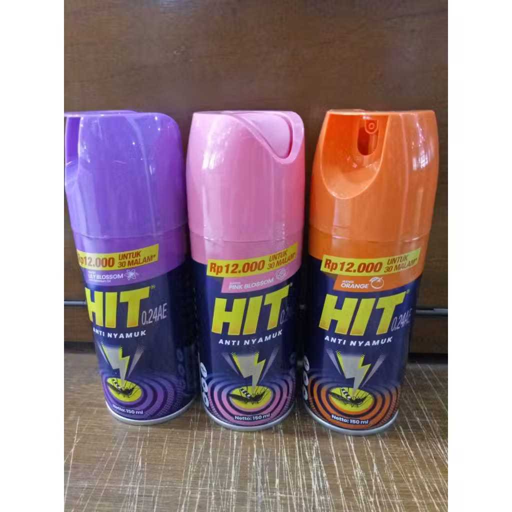 Jual HIT Aerosol Spray 165ml Anti nyamuk - Bunuh Nyamuk Demam Berdarah ...