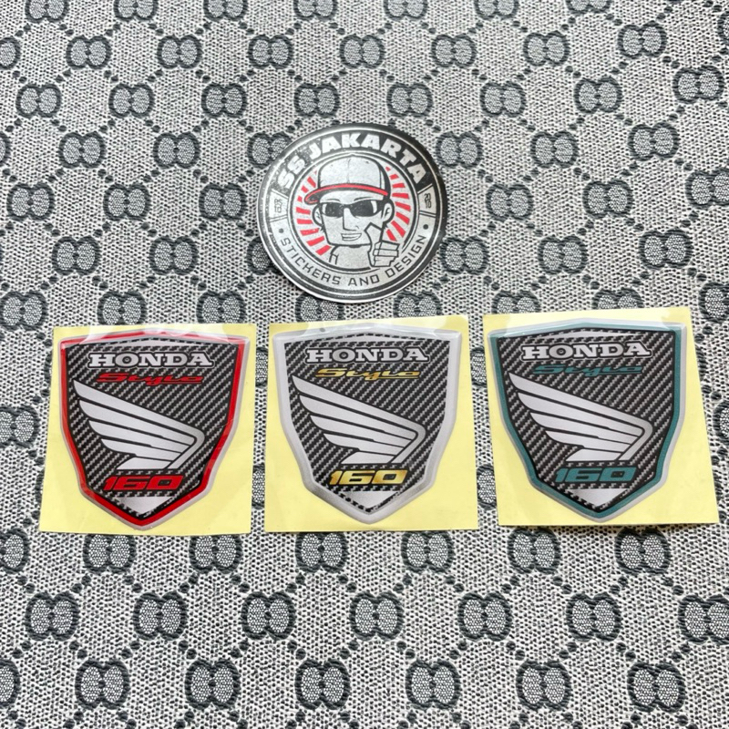 Jual Sticker Stiker Emblem Spakbord Honda Stylo 160 Timbul | Shopee ...