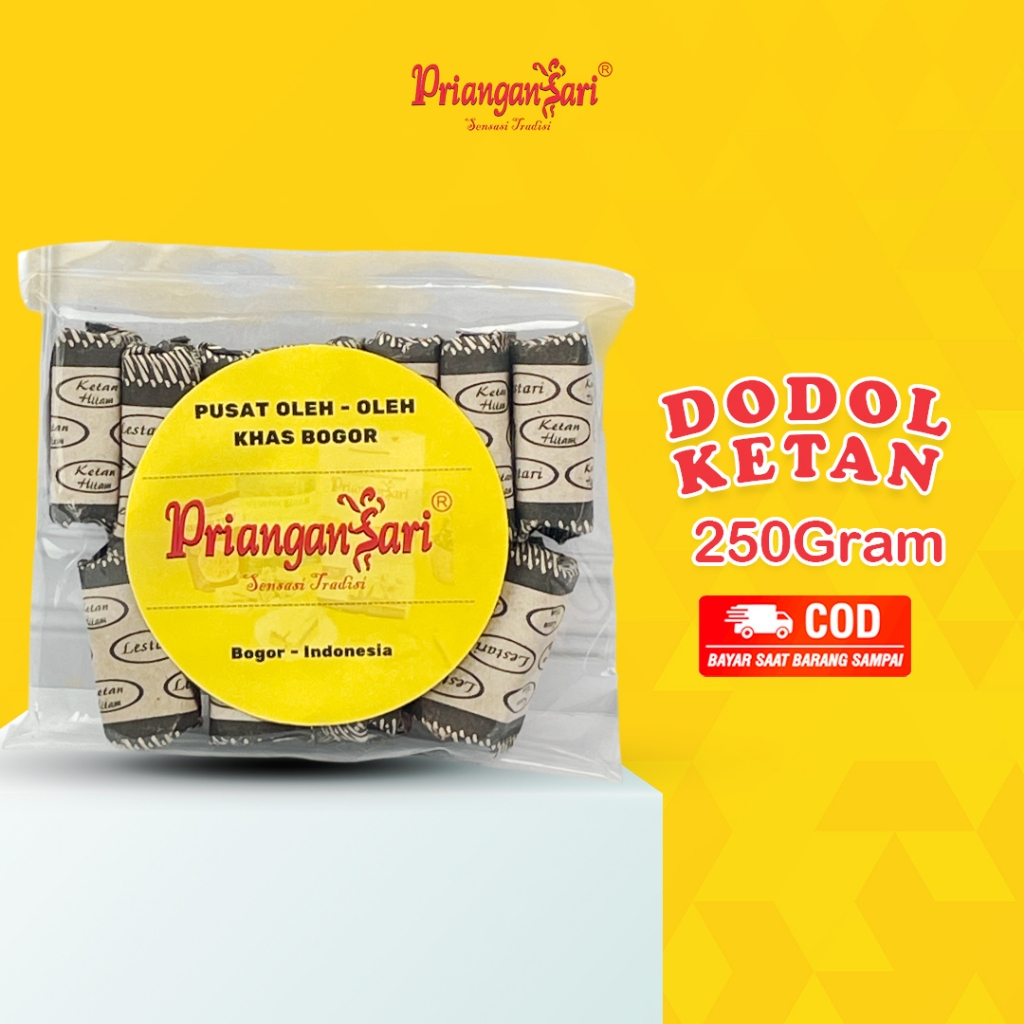 Jual Dodol Ketan Hitam Premium Kiloan 250 Gram | Shopee Indonesia
