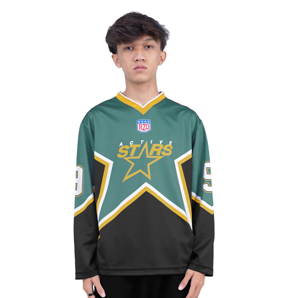 Jual RZQ / Active Stars LS 9 / Streetwear / Jersey / Oversize / Boxy ...