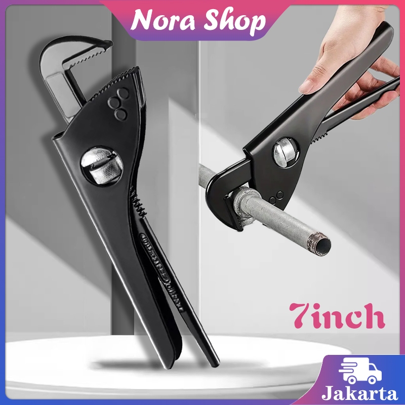 Jual Kunci Pipa Multifungsi Tang Pipa 7 Inch Tang Pompa Air Tang Jepit Pipa Air Kunci Inggris ...