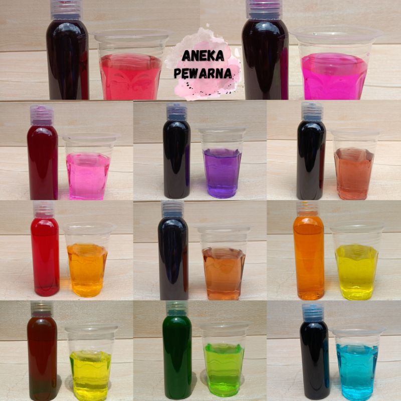 Jual [1 Liter] Pewarna Sabun / Parfum / Slime / Kerajinan / Deterjen ...
