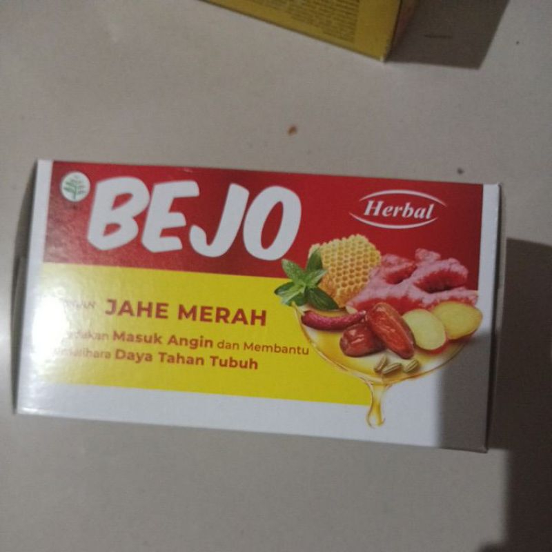 Jual Bejo Jahe Merah 1 Box isi 6 Sachet | Shopee Indonesia