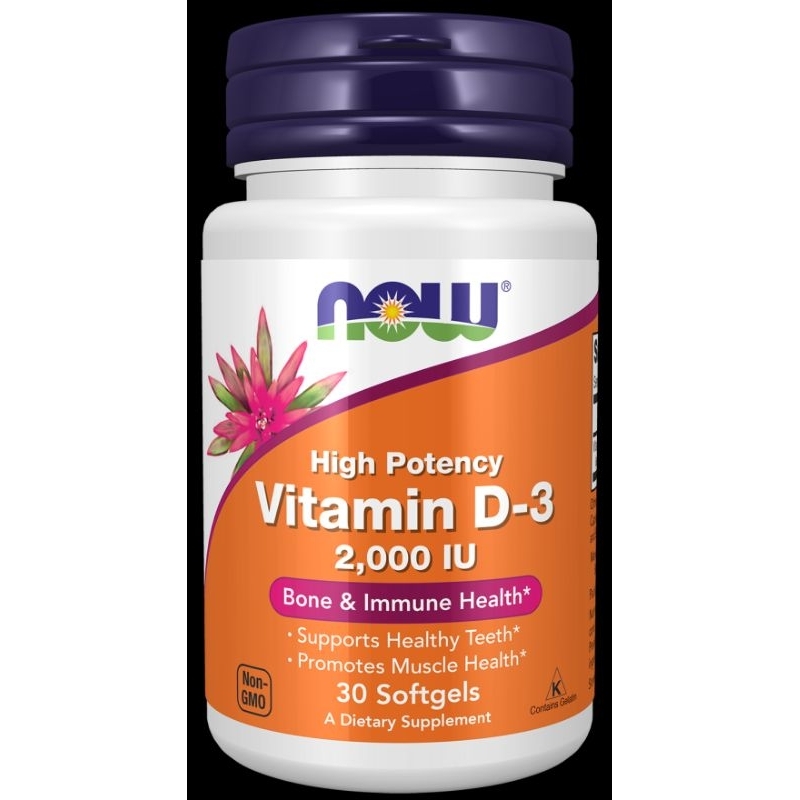 Jual Now Foods Vitamin D-3 D3, 2000 IU | Shopee Indonesia
