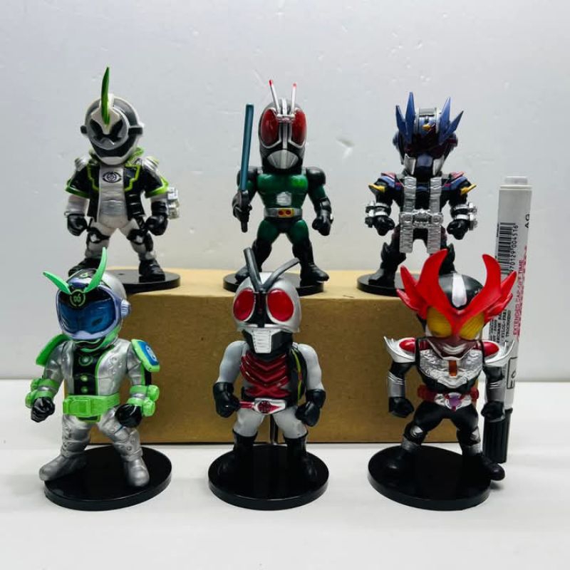 Jual mainan action figure kamen rider black rx zio agito shining woz ...