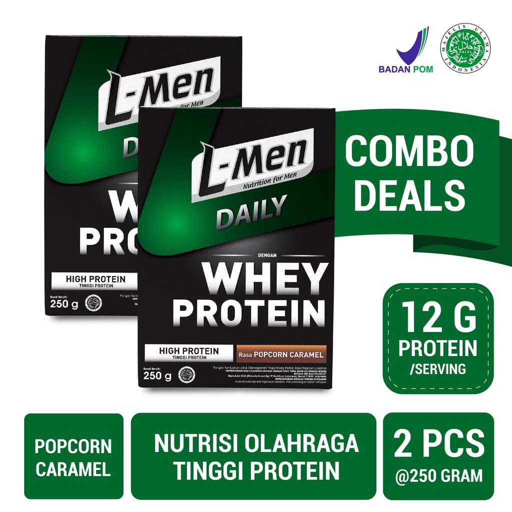Jual PROMO !!! L-Men Hi Protein Whey Daily Dark Chocolate 450G | Shopee ...