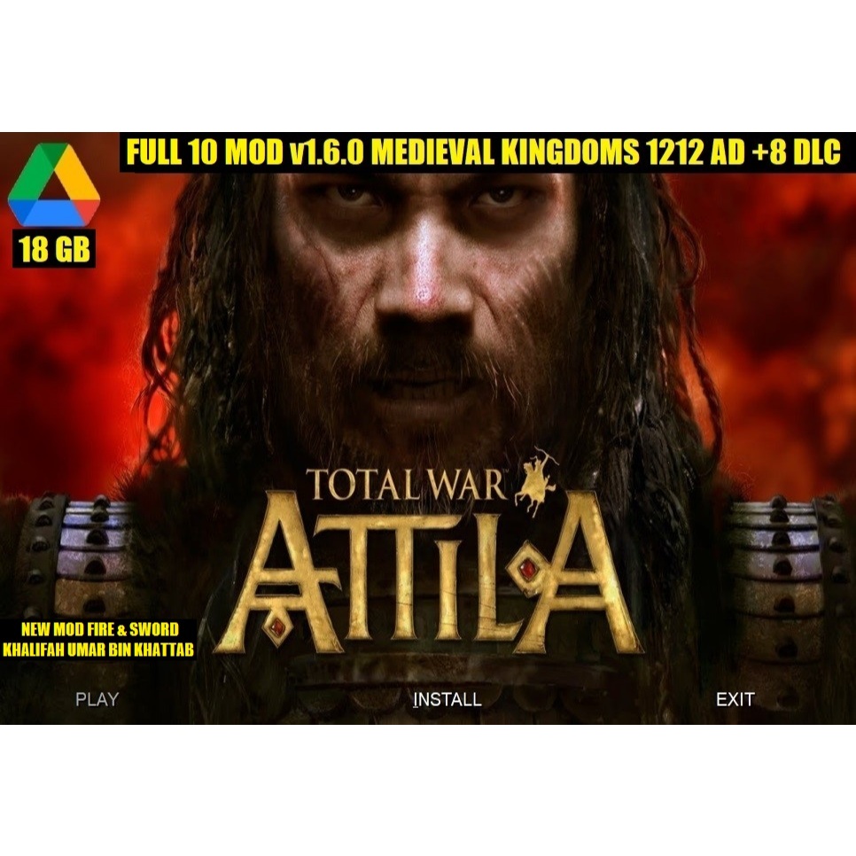 Jual PC Games Total War Attila FULL DLC + FULL MOD | Shopee Indonesia