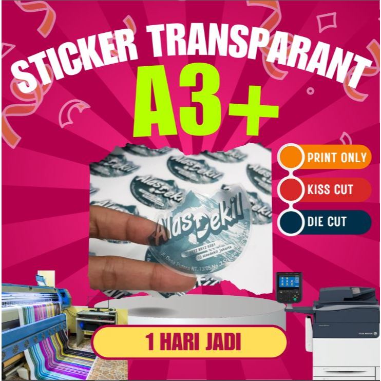 Jual Cetak Stiker A3+ | Cetak Stiker Label | Cetak Stiker Vinyl ...