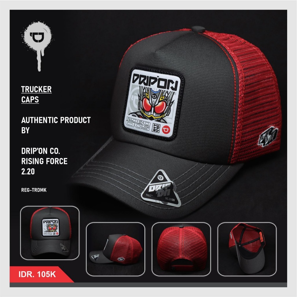 Jual Topi Pria DRIP ON Trucker Hat Jaring Original Distro Proshop ...