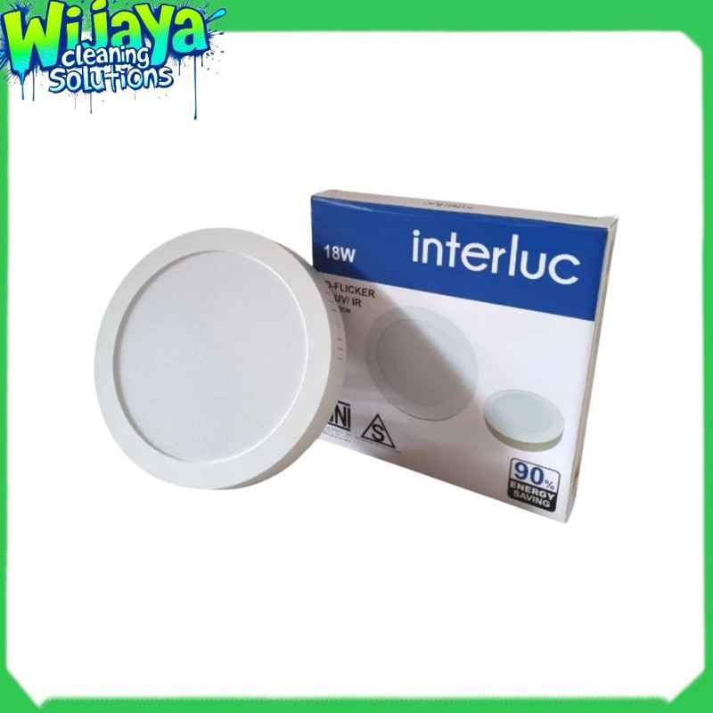 Jual Interluc lampu Downlight Led 12 watt OB Outbow Tempel plafon putih ...