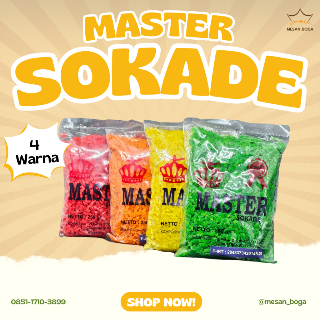 Jual Sukade Master/Sokade Master - 250 GR | Shopee Indonesia