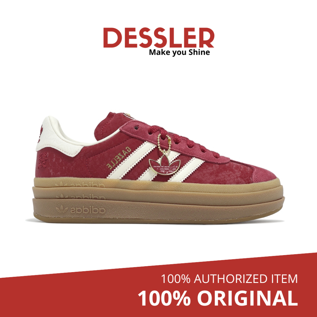Jual Adidas Gazelle Bold Year of the Snake - Active Maroon Cream White ...