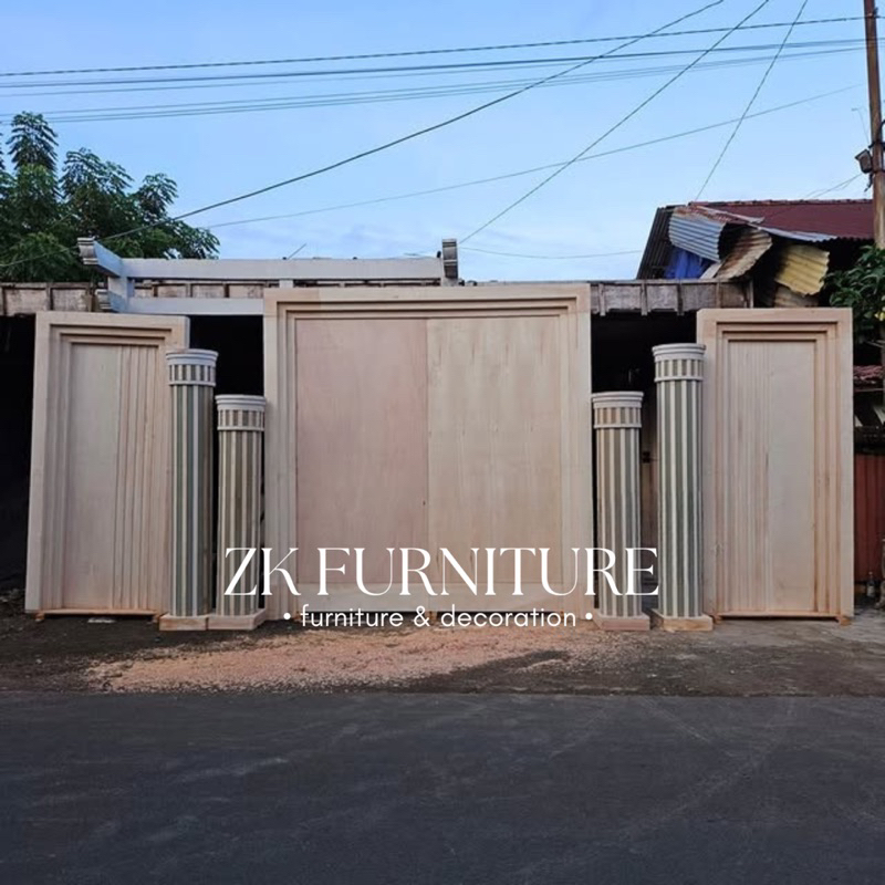 Jual Backdrop pernikahan triplek / backdrop pelaminan / dekorasi ...