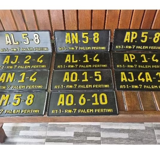 Jual PLAT NAMA || GANG || JALAN || REQUEST | Shopee Indonesia