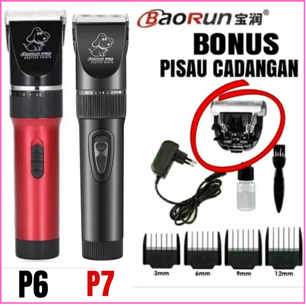 Jual JAYA BAORUN P6 MESIN ALAT CUKUR BULU HEWAN DOMBA ANJING KAMBING KUCING CAS SUPER TAJAM ...