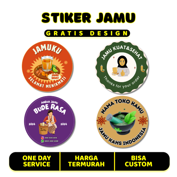 Jual STIKER / STIKER JAMU / STIKER LABEL / STIKER COSTUM / STIKER ...