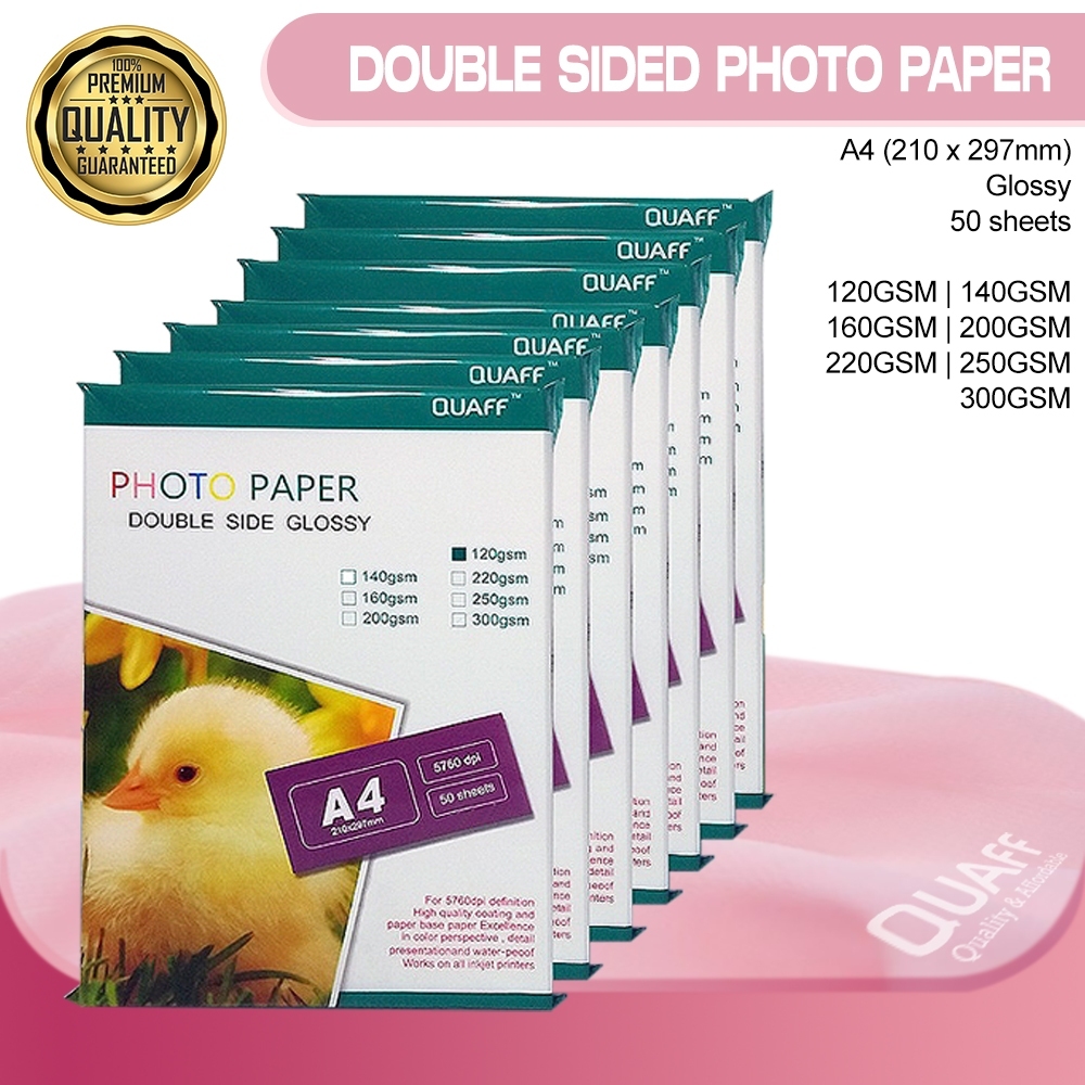 Jual A4 A4 Size Double Sided Glossy Photo Paper 120gsm / 140gsm ...