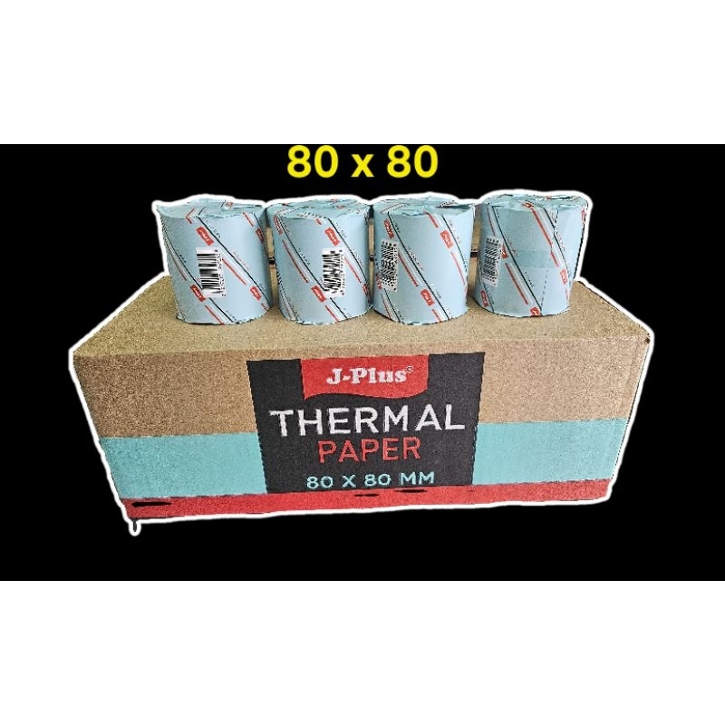 Jual KERTAS THERMAL ROLL 80x80mm JPLUS - KERTAS STRUK KASIR THERMAL ...