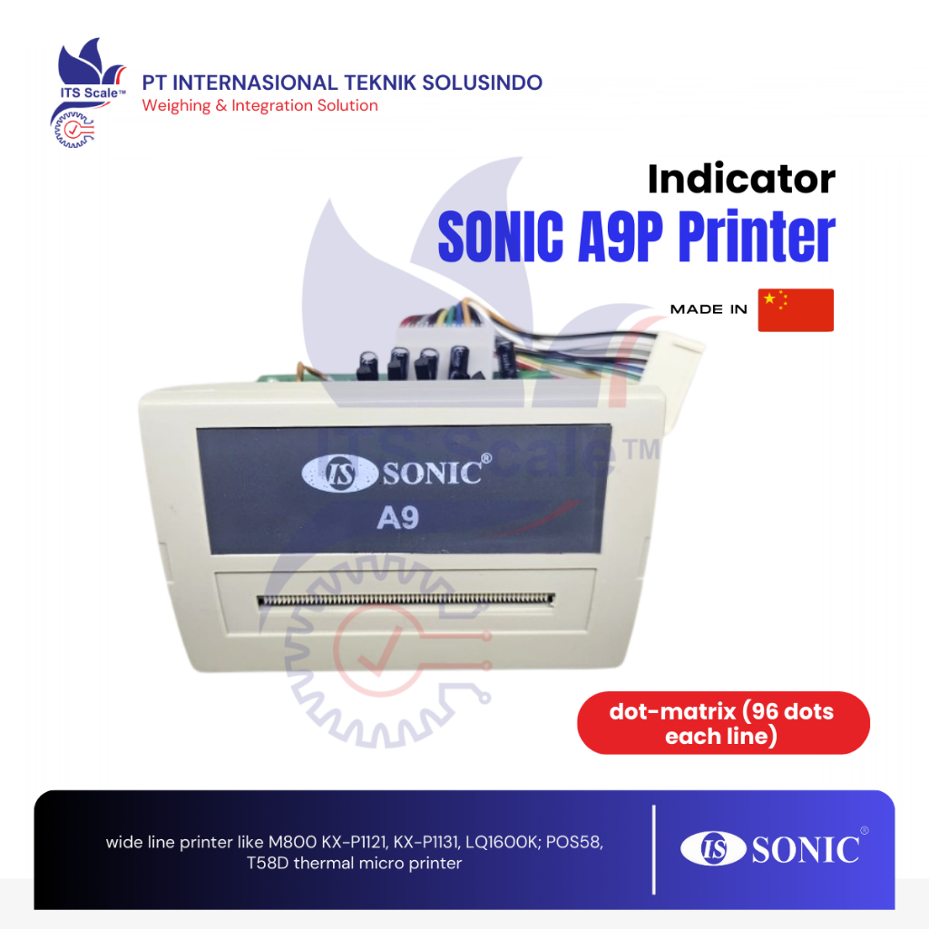 Jual Indicator sonic A9P printer / Indicator Timbangan / Indicator ...