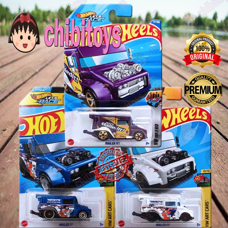 Jual Hot Wheels Mailed IT Biru Putih Ungu Treasure Hunt Diecast Mattel ...