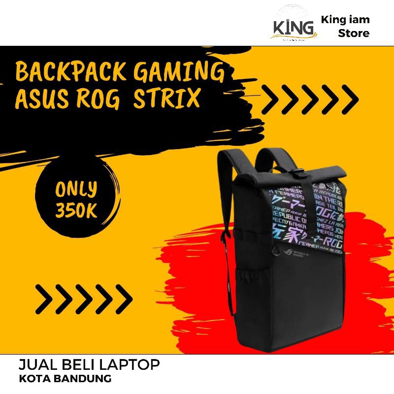 Jual BACKPACK ASUS ROG BP4701, BACKPACK GAMING ASUS ROG, TAS LAPTOP ...