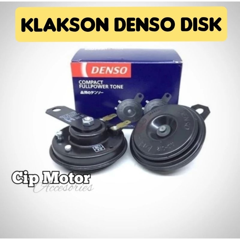 Jual Klakson Denso disk Motor dan Mobil 12v Sepasang Double Disk Suara ...