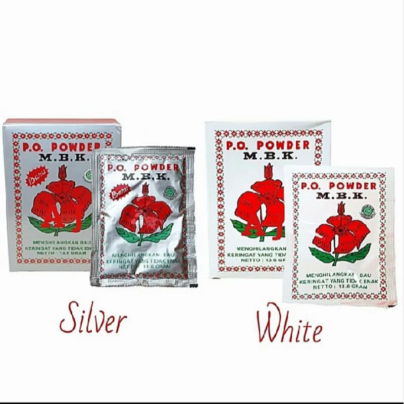Jual BEDAK MBK SILVER DAN PUTIH 1 BOX ISI 12 SASET - BEDAK PENGHILANG ...