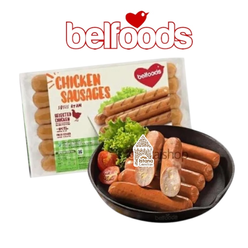 Jual Belfoods Chicken Sausages / Sosis Ayam Frozen Food 200 Gram ...