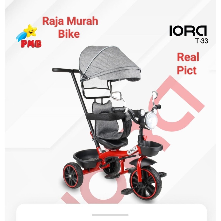 Jual Sepeda Anak Roda Tiga Pmb Iora T33 Pmb Sepeda Roda Tiga Stroller ...