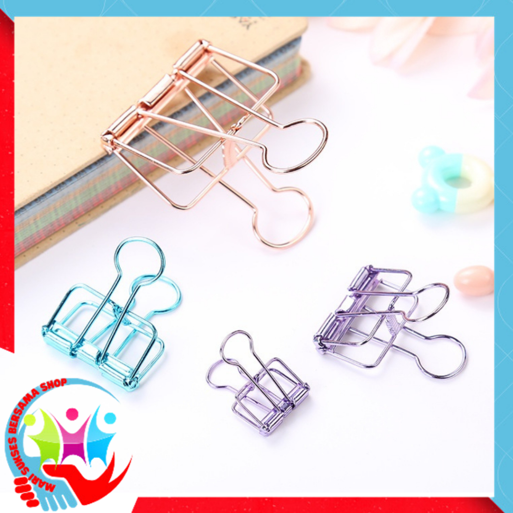 Jual MSBS Paper Clip Besi Warna-Warni Klip Penjepit Buku Bahan Metal ...