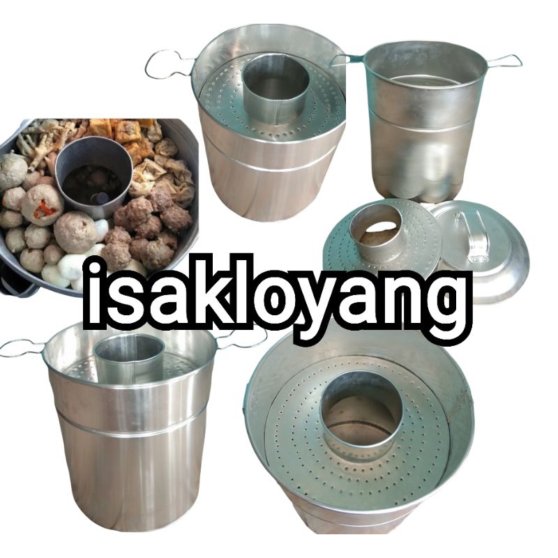 Jual dandang bakso panci bakso tong bakso malang bahan alumunium ukuran ...