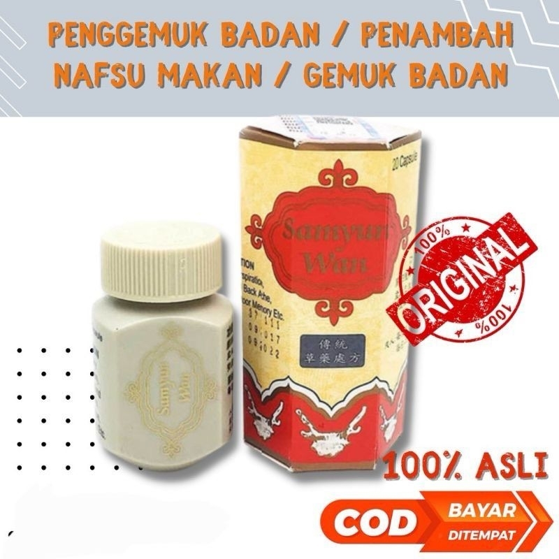 Jual Samyunwan Pengemuk Badan / Sam Yu Wan Obat herbal pengemuk badan ...