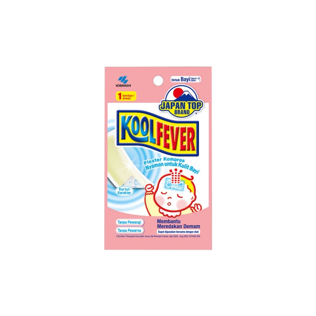 Jual KOOLFEVER Plester Kompres Meredakan Demam 1 Pcs | Shopee Indonesia