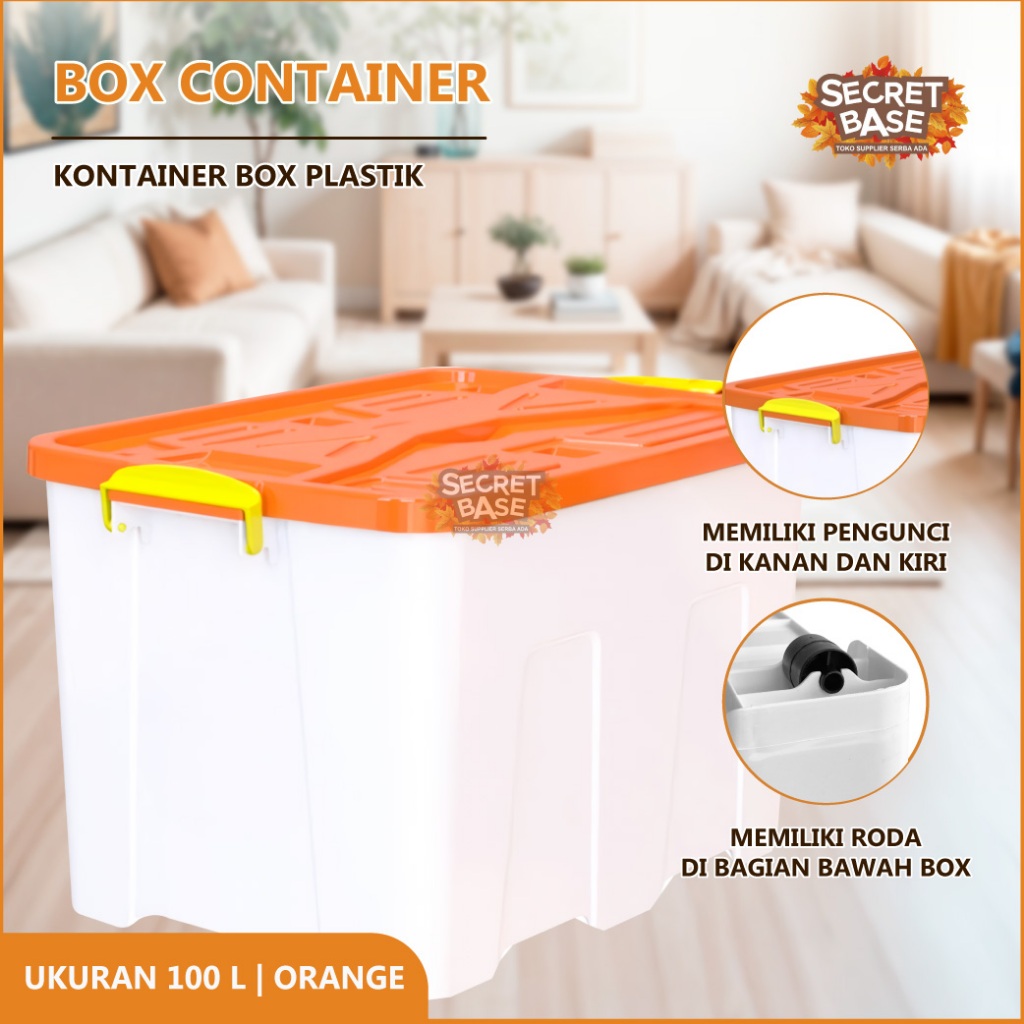 Jual BOX CONTAINER - Kotak Plastik Serbaguna 15L ~ 175L Putih ...