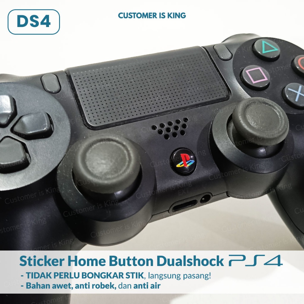 Jual Stiker Sticker Home Button Dualshock Stik Aksesoris PS4 DS4 Logo ...