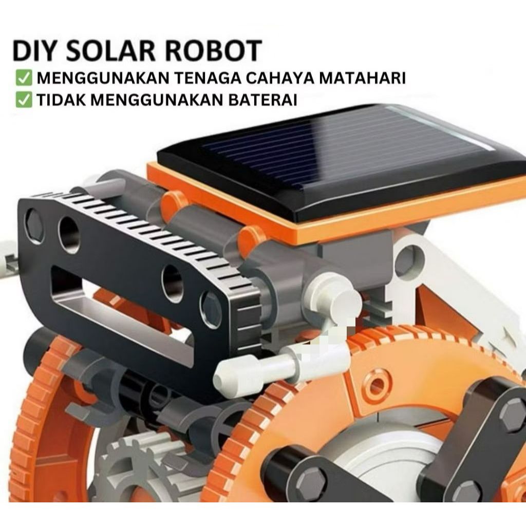 Jual Mainan Solar Power Robot 7 IN 1 STEM Science Robot Bergerak Dengan ...