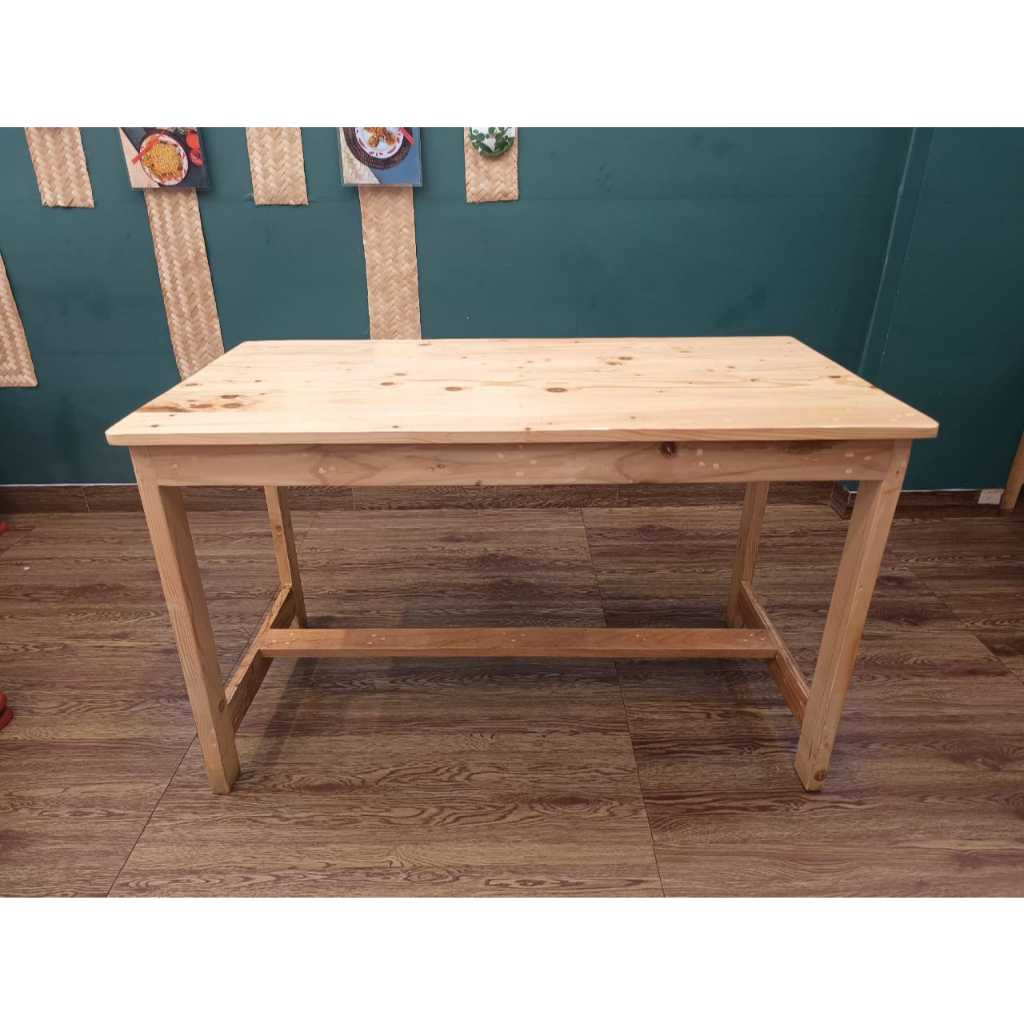 Jual MEJA MAKAN BAKSO/MIE AYAM/BAKMIE JATI BELANDA SECOND | Shopee ...