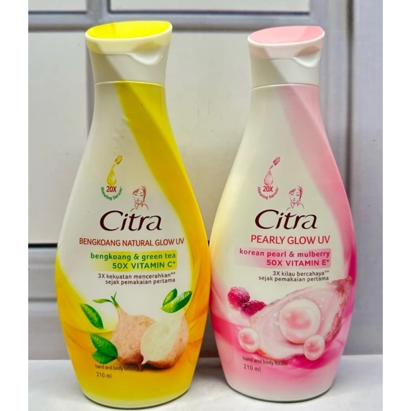 Jual Citra Natural Glow UV Hand & Body Lotion 110ml & 230ML | Shopee ...