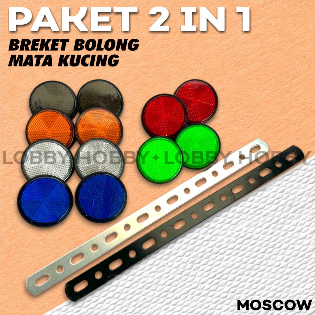 Jual PAKET BRACKET BESI BRAKET PLAT BREKET BOLONG TEBAL 1.6MM + PLASTIC ...