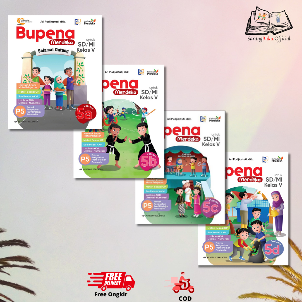 Jual Buku BUPENA MERDEKA SD/MI JL.5A, 5B, 5C, 5D Kurikulum Merdeka ...