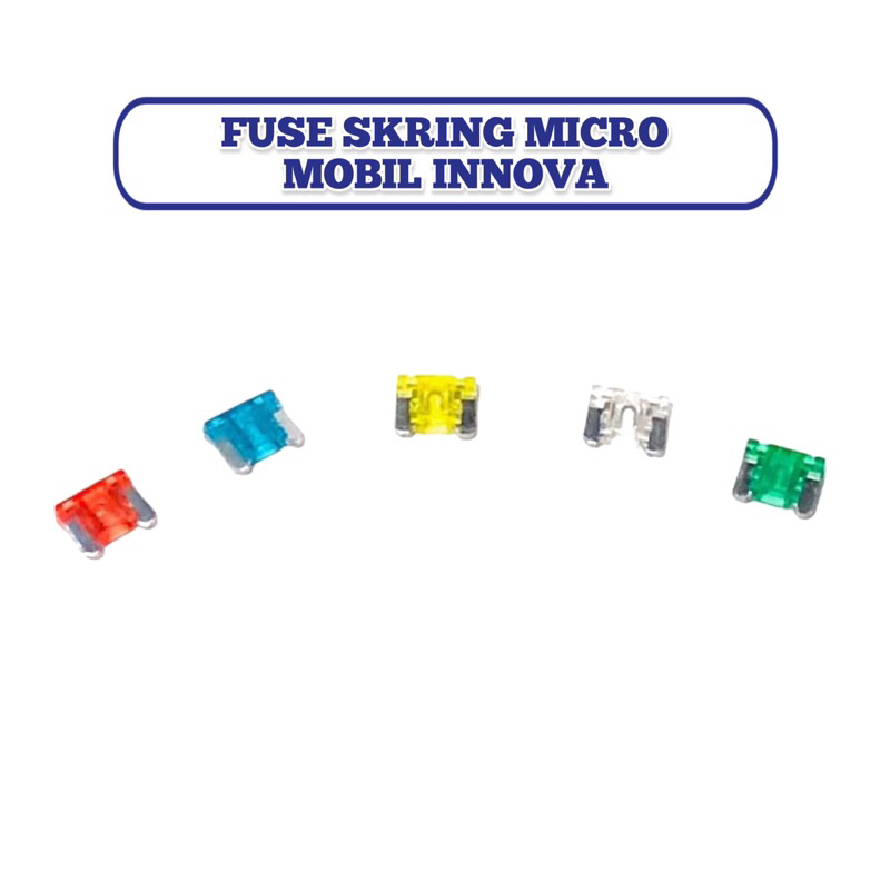 Jual Fuse Sekring Micro Mobil Innova Variasi Amper 10A - 15A - 20A ...
