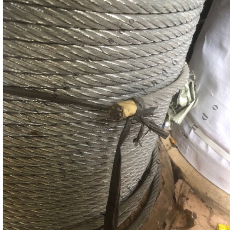 Jual Sling Wire Rope 10mm/Kawat Seling Baja 6x37 IWRC Ungalvanis ...