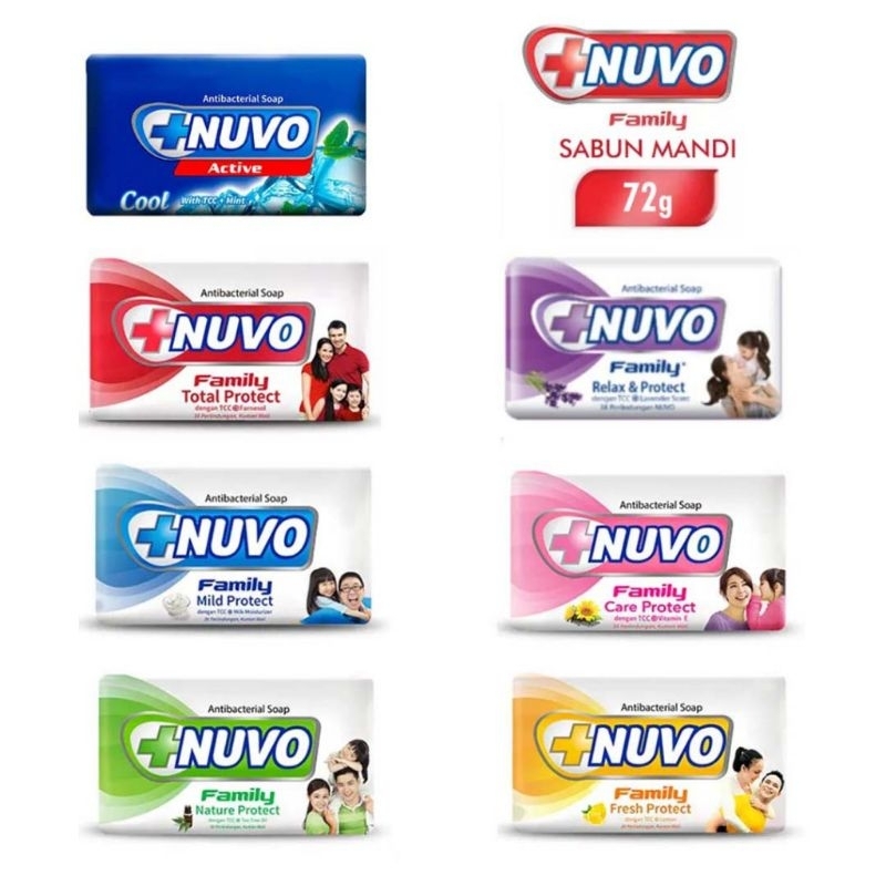Jual NUVO SABUN BATANG 72 GR ISI 72 PCS 1 DUS | Shopee Indonesia