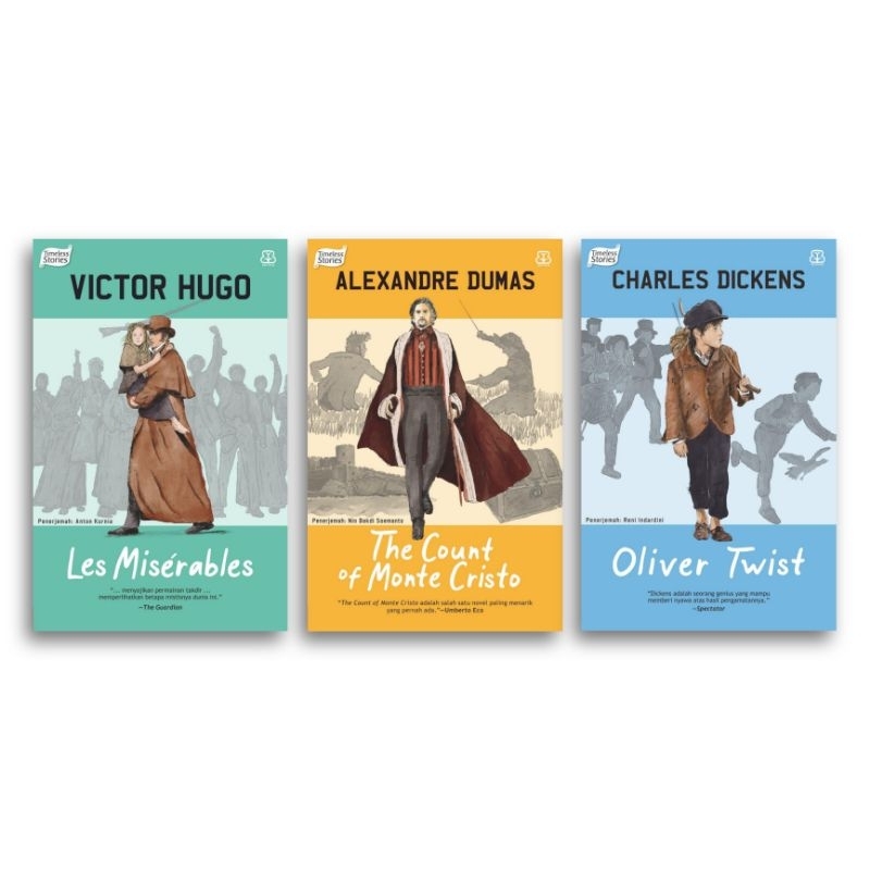 Jual Buku Timeless Series Les Miserables Victor Hugo The Count of Monte ...
