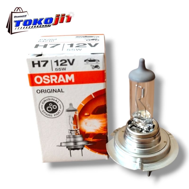 Jual BOHLAM LAMPU DEPAN H7 12V 55W NINJA 250 ORIGINAL OSRAM | Shopee ...
